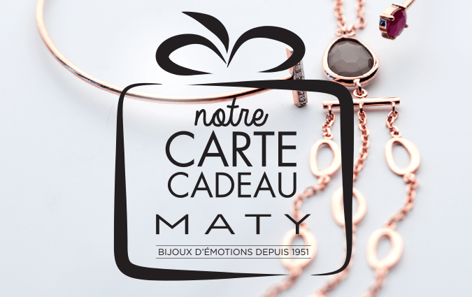 Carte cadeau MATY – Offrez des bijoux élégants et intemporels